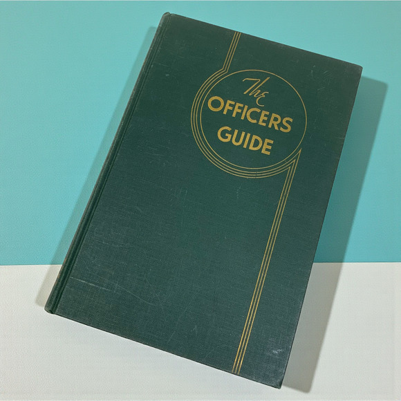 Accents | Vintage The Officers Guide Book 23rd Edition 1957 Hardcover ...
